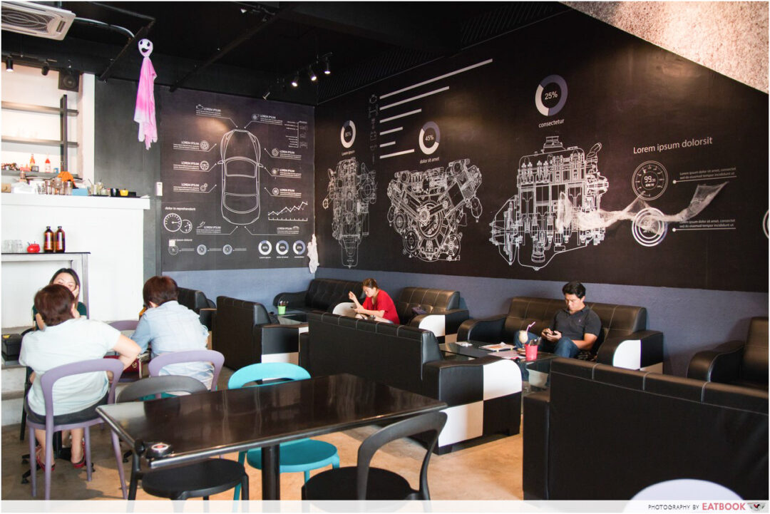 Car Born Cafe Review: Car-Themed Cafe With Cute Animal Lava Choux Puffs ...