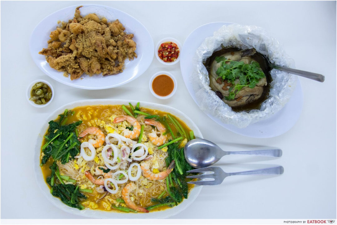 Chun Kee Seafood White Bee Hoon: Sambal Seafood Beehoon And Pork Floss ...
