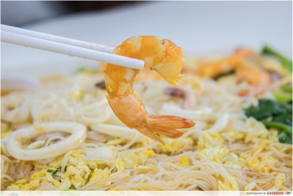 Chun Kee Seafood White Bee Hoon: Sambal Seafood Beehoon And Pork Floss ...