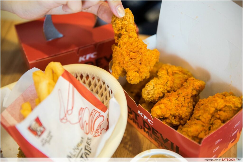 KFC's Hot Devil Drumlets Are Finally Making A Comeback After Going MIA ...
