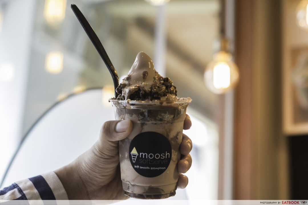 Moosh Review: Nutella Brownies Cheesecake And Ondeh Ondeh Soft Serve At ...