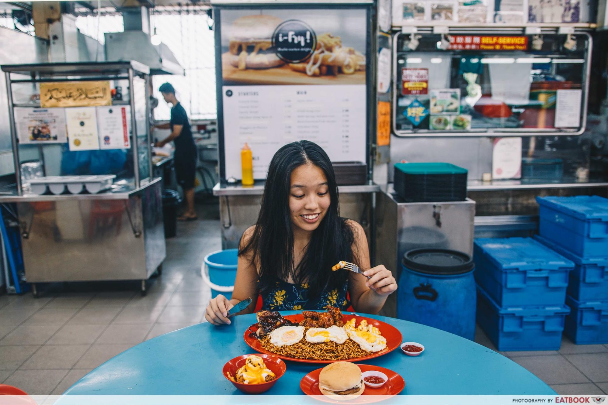 i-Fry Review: Giant Maggie Goreng With Chicken Cutlet, Chicken Chop And ...