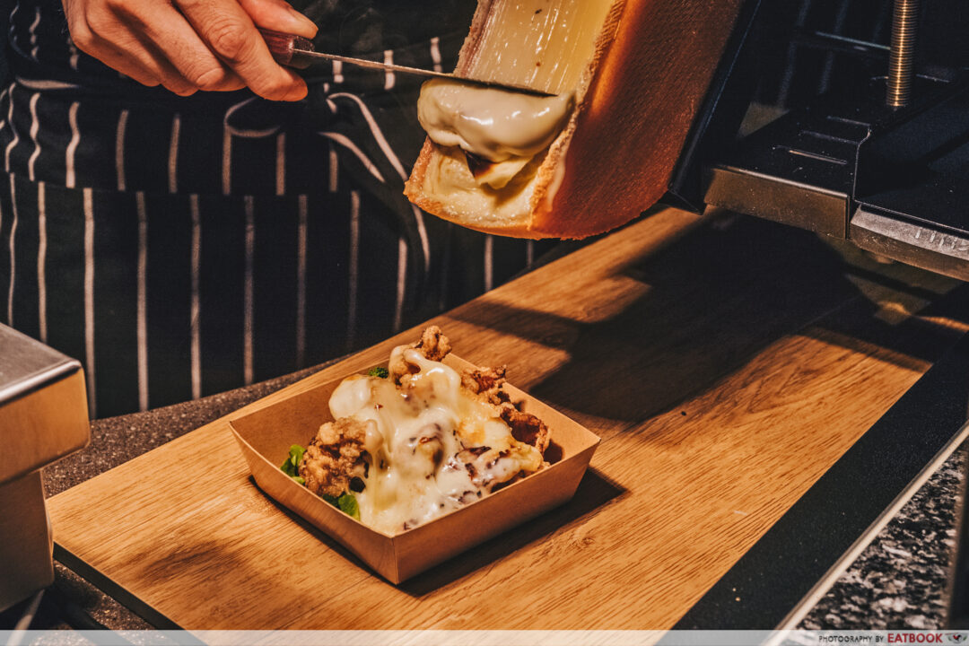 Cheese Addiction Review: Raclette Cheese Karaage And Wagyu Beef ...