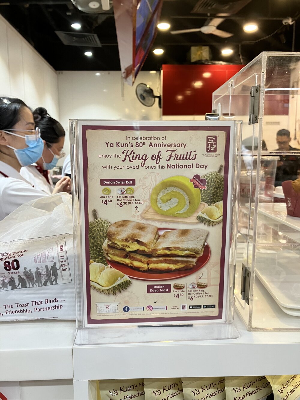 Ya Kun Has Durian Kaya Toast With D24 Durian Cream | Eatbook.sg