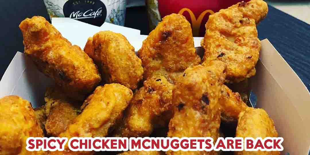 McDonald's Spicy Chicken McNuggets Will Be Back From 6 Sept 2018 ...