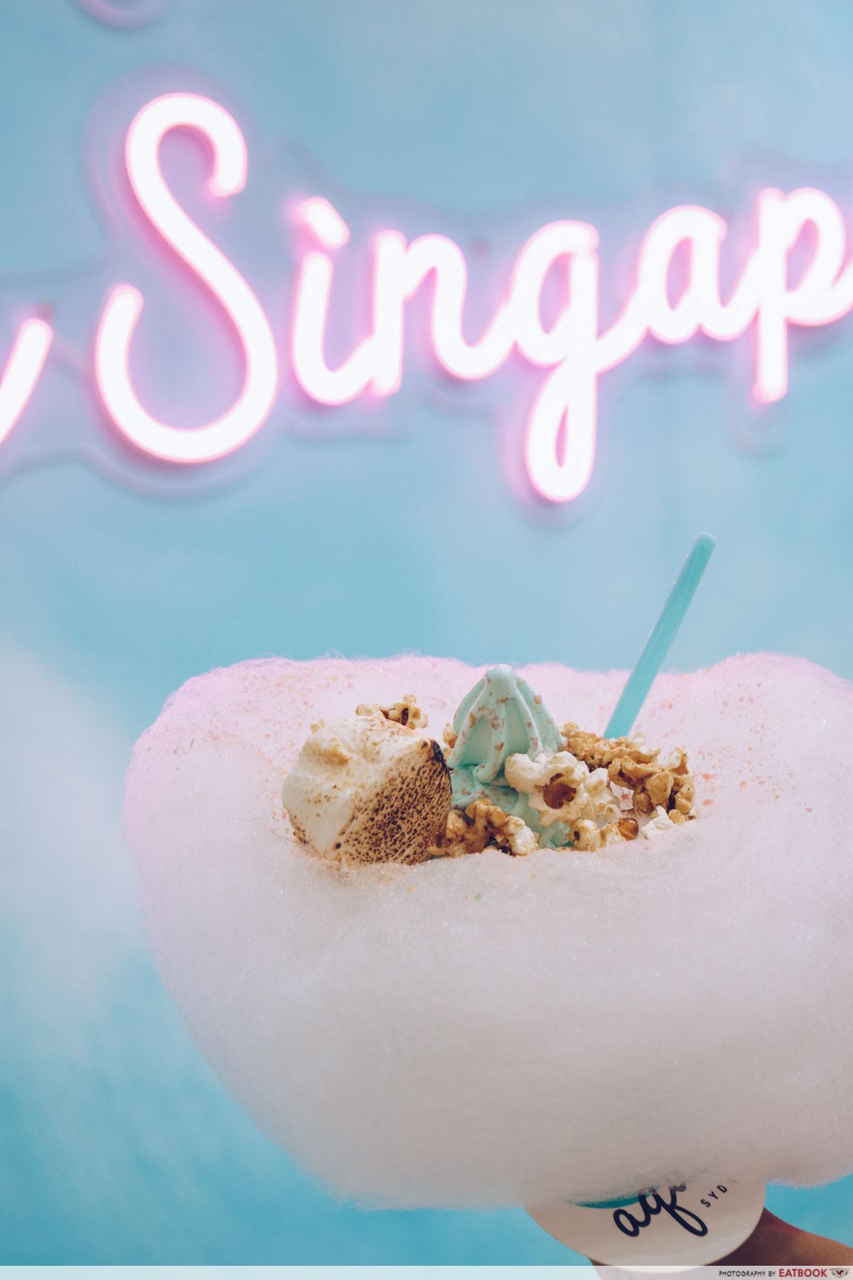 Aqua S Review: Sea Salt And Thai Milk Tea Soft Serve With Fairy Floss ...