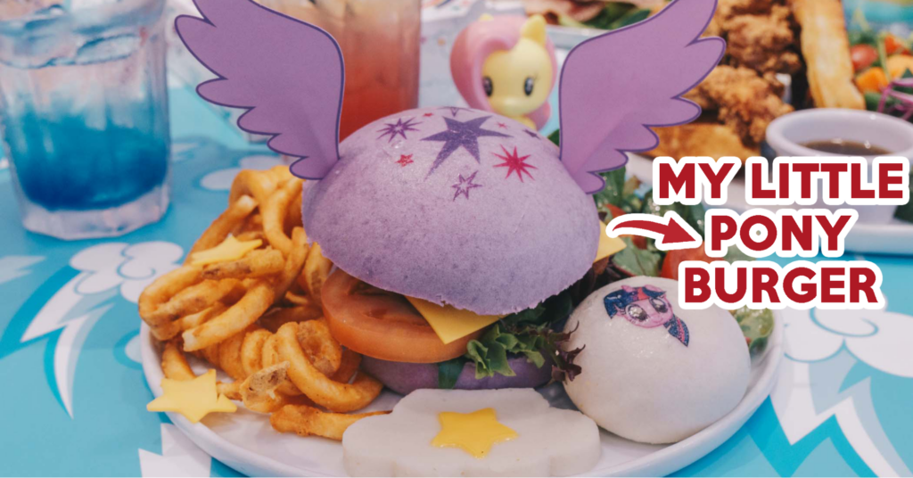 My Little Pony x Kumoya Cafe Review: Equestria-Themed Burgers And Cakes ...