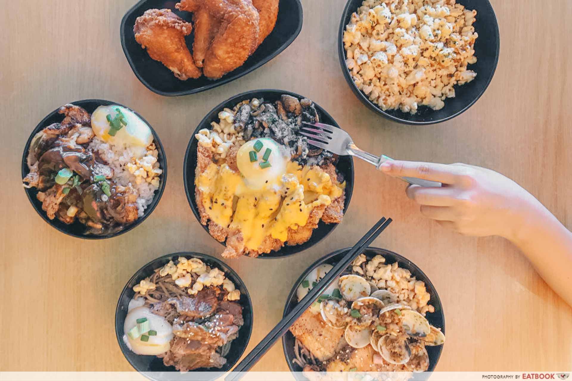 Indulge Review: Huge Cheesy Chicken Cutlet Bowls With Truffle Mushrooms ...