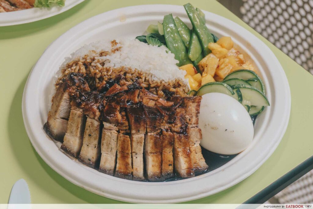 Oinkers & Buns Review: Shoyu Braised Pork Belly Rice And Pulled Pork ...