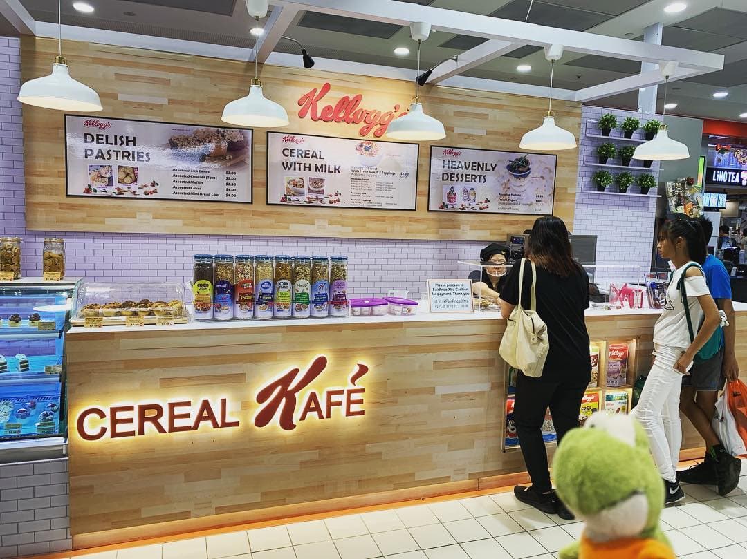 Kellogg's Cereal Kafe At Ang Mo Kio Lets You Build Your Own Cereal Bowl ...