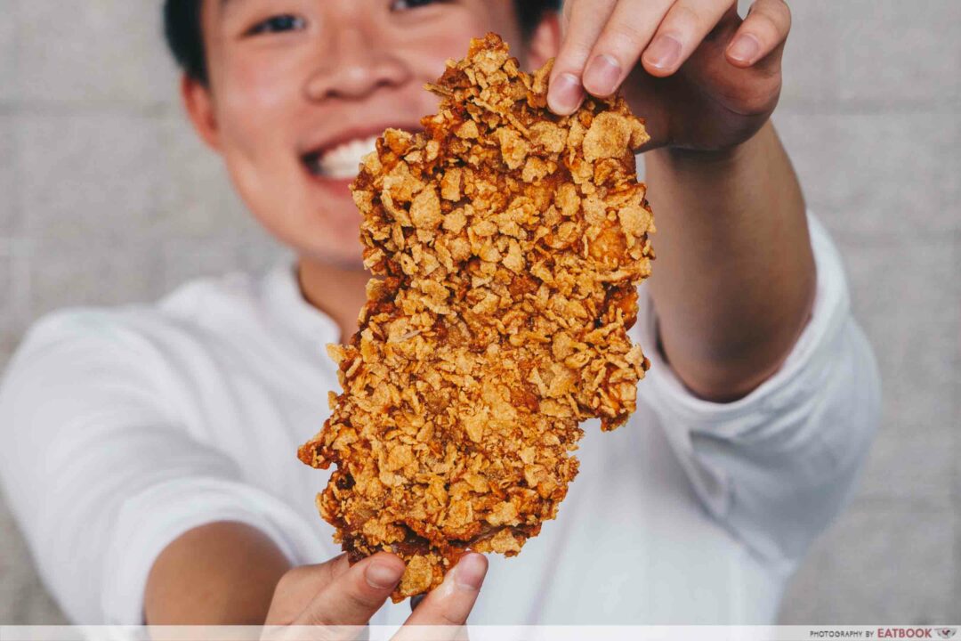 BIG BOYS Sizzling Review: Cheap And Huge Chicken Cutlet and Mentaiko ...