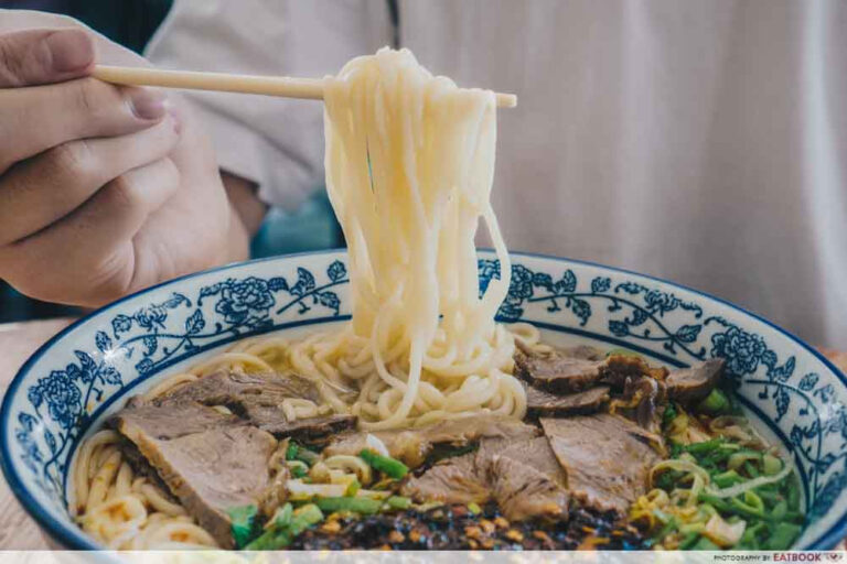 Niu Zou La Mian Review: $5 Halal Handmade La Mian With Braised Beef At ...