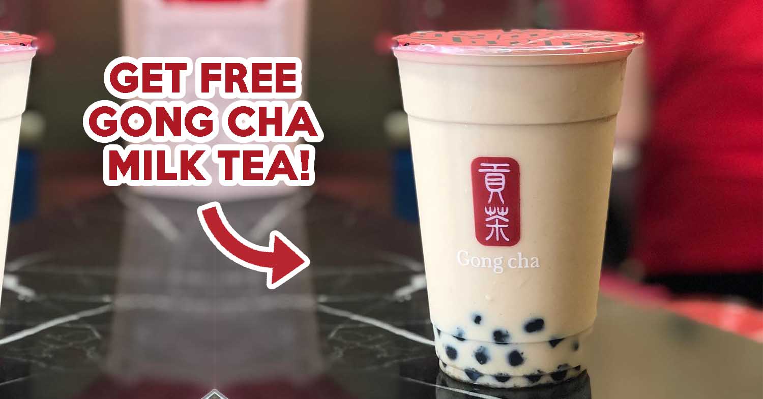 Gong Cha Is Giving Away Free Bubble Tea At One Raffles Place On 30