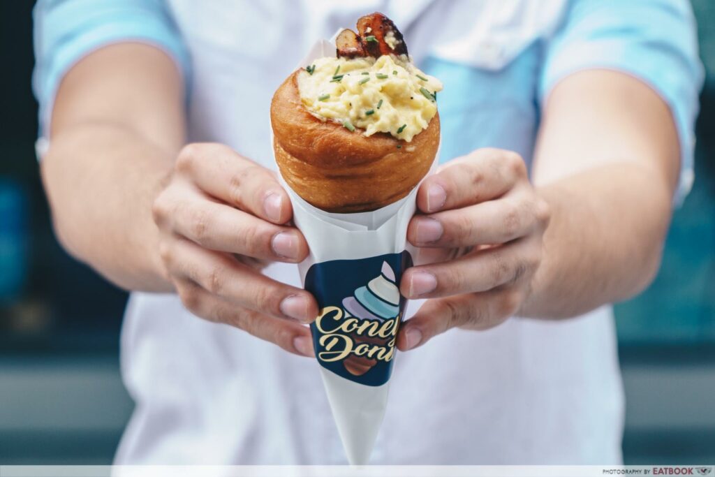 Coney Donut Review: Donut Ice-Cream Cones With Endless Toppings At ...
