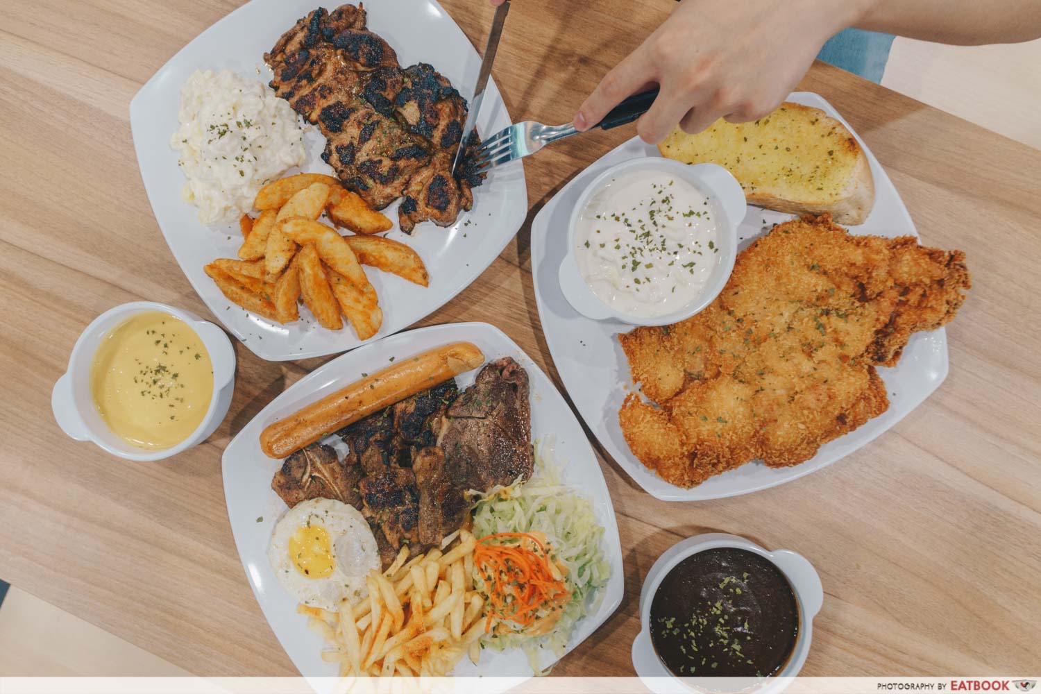 Fusion Western Review: XXL Halal Salted Egg Yolk Chicken Cutlet At ...