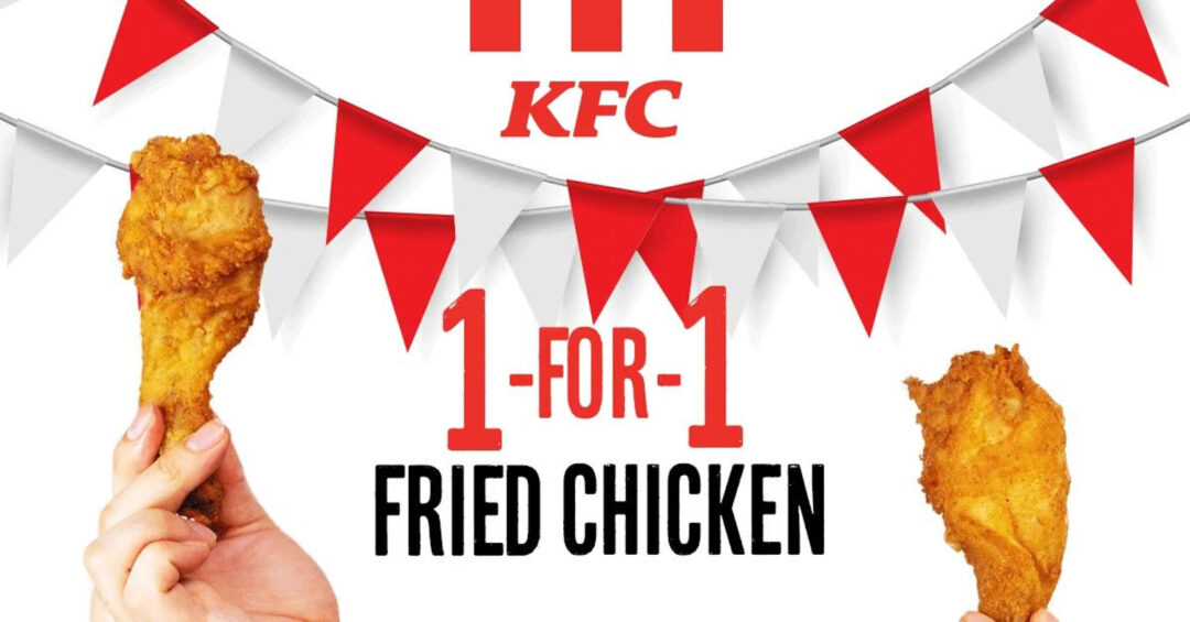 Get 1-For-1 KFC Fried Chicken On 6 July 2019 - Eatbook.sg - Local ...