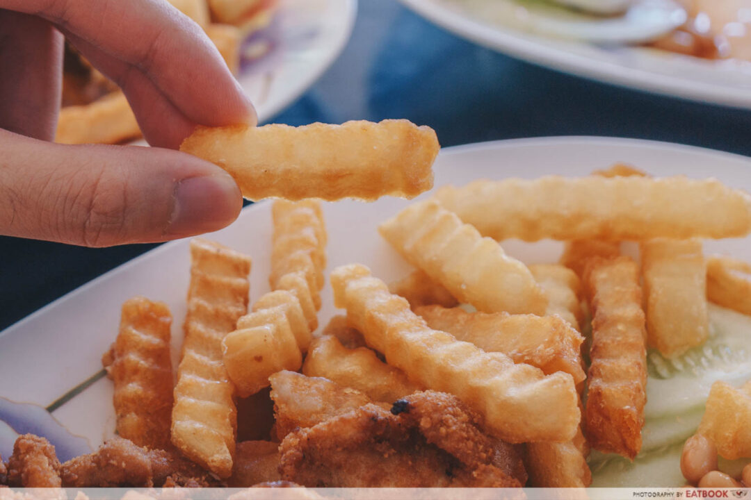 Raffles Western Delight Review: XXL Chicken Cutlet With Fries And Fried ...