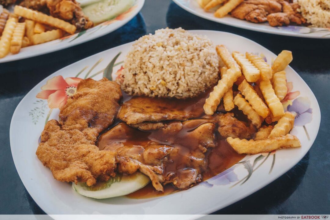 Raffles Western Delight Review: XXL Chicken Cutlet With Fries And Fried ...
