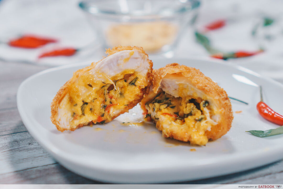 Salted Egg Lava Fried Chicken Recipe: Crispy Chicken With Oozy Salted ...