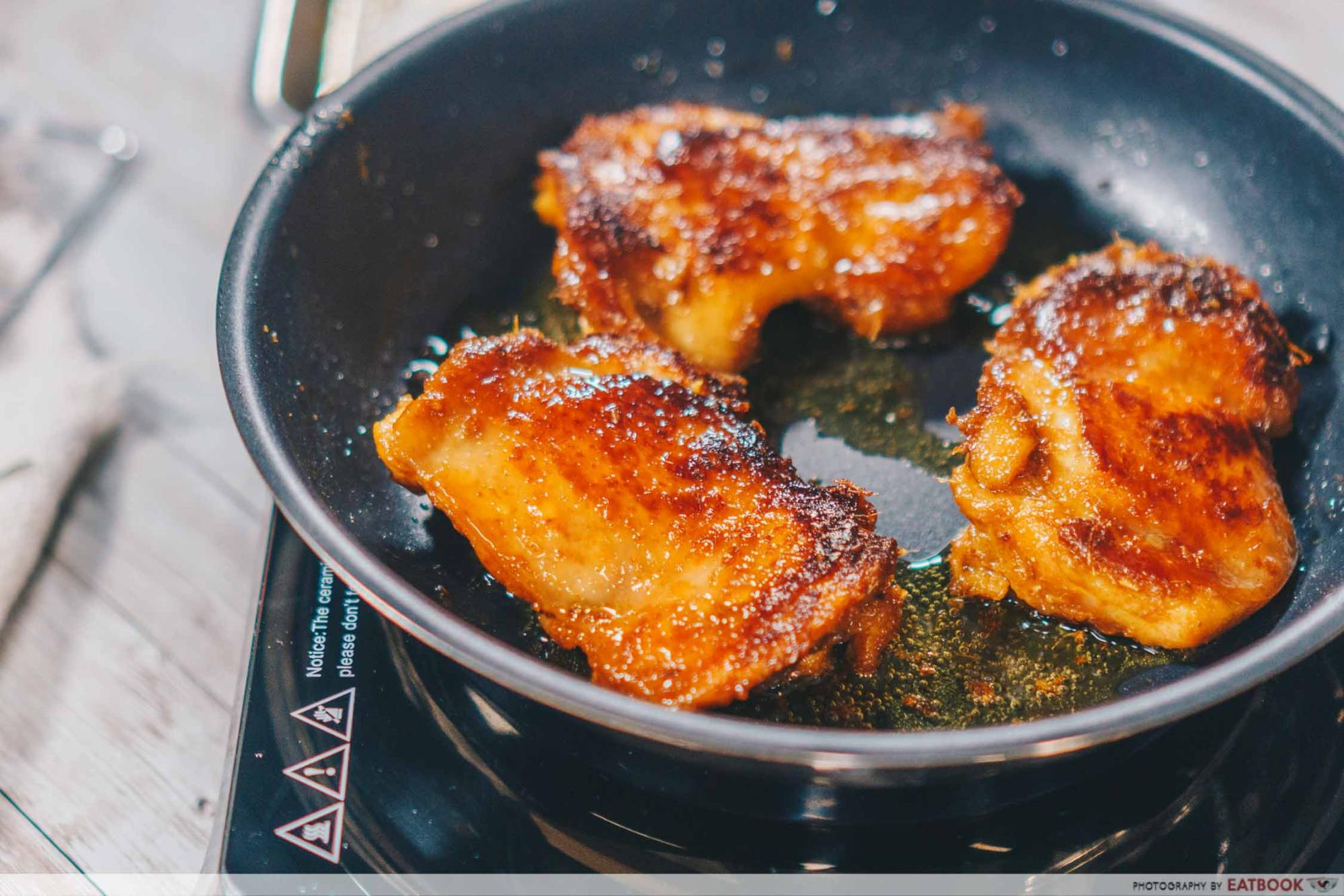 Satay Rice Sliders Recipe: Homemade Grilled Satay With Pandan Sticky ...