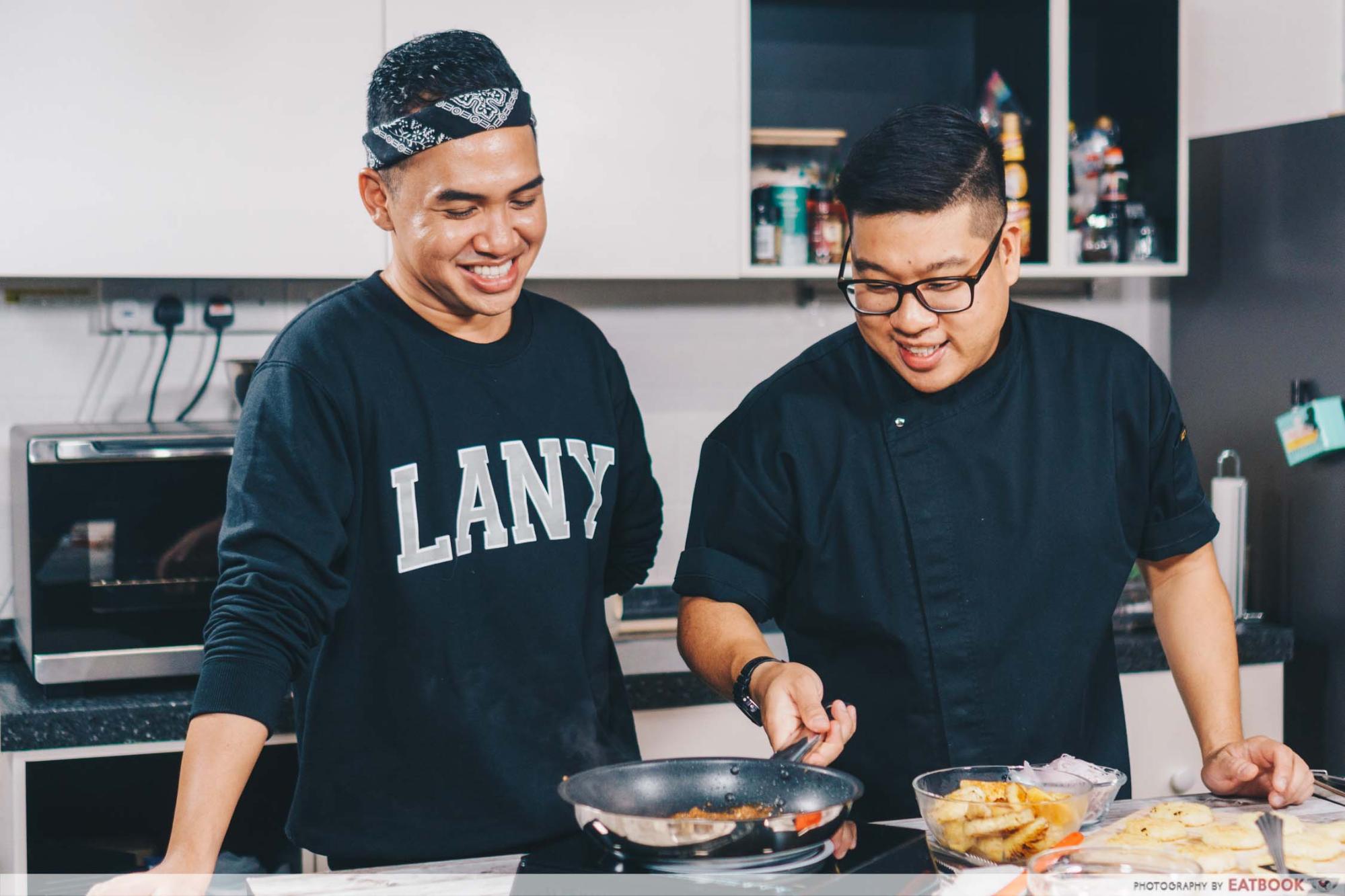 Satay Rice Sliders Recipe: Homemade Grilled Satay With Pandan Sticky ...