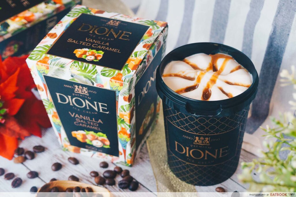 Dione: New Ice-Cream In Vanilla Macchiato And Salted Caramel Flavours ...