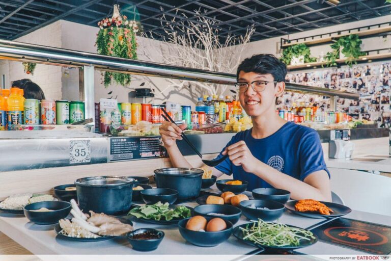 La Jiang Shan Hotpot Review: $15.80++ Conveyor Belt Hot Pot Buffet Near ...