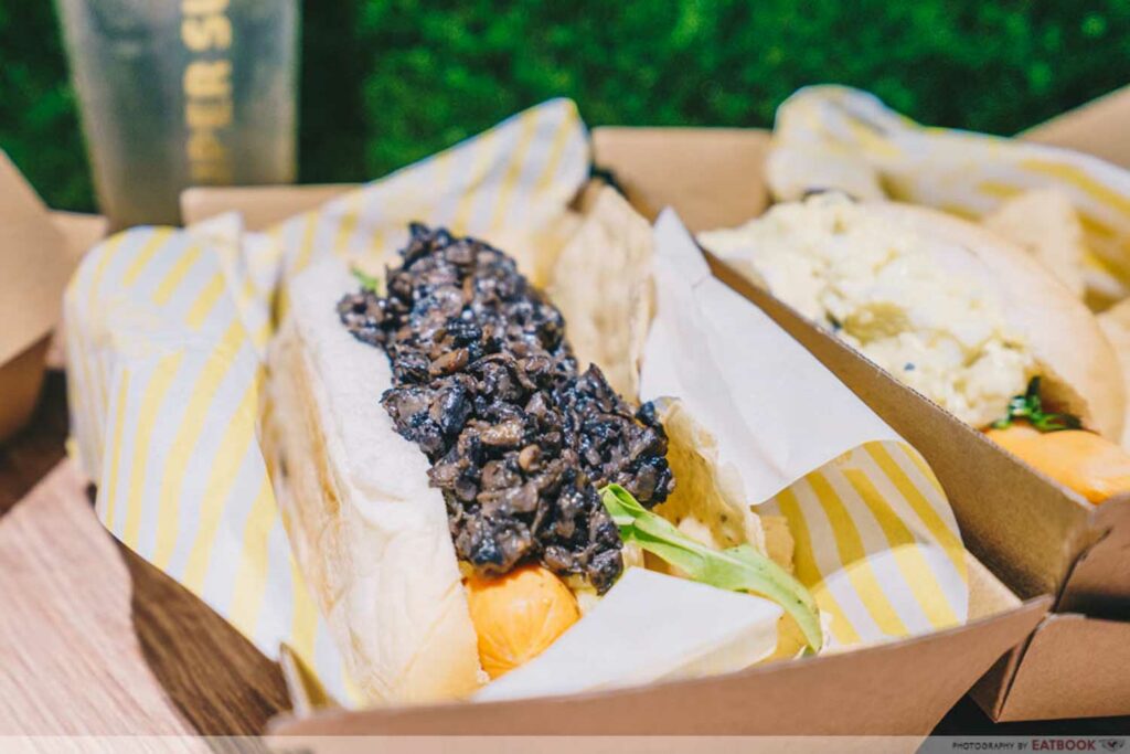 Super Sub Review: Hot Dog With Truffle Egg Mayo And Chicken Pesto ...