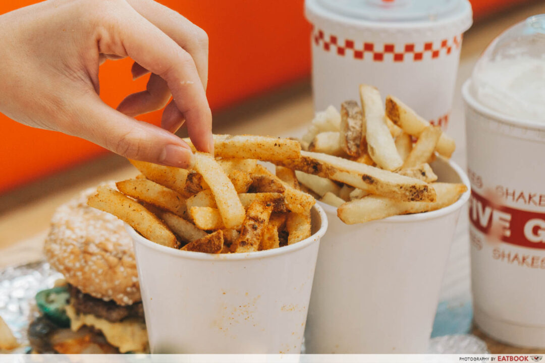 Five Guys Review: Queue-Worthy Juicy Cheeseburgers And Peanut Bacon ...