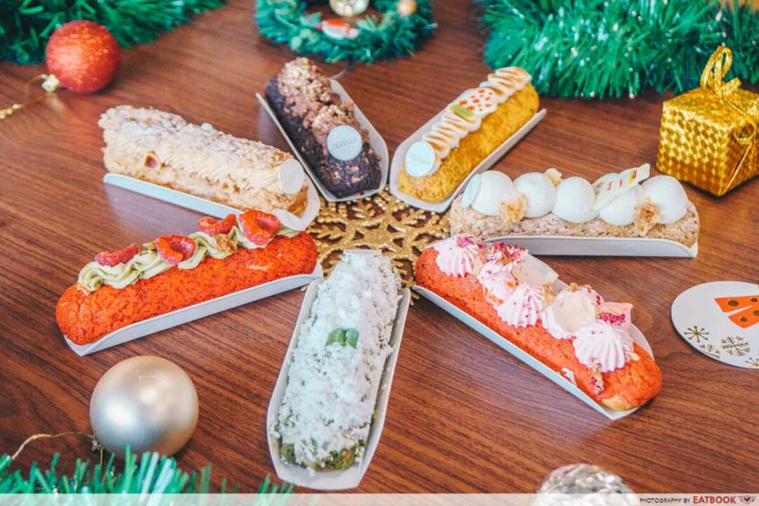 OLLELLA Review: Pretty Eclairs With Yuzu Yoghurt And Ondeh-Ondeh ...