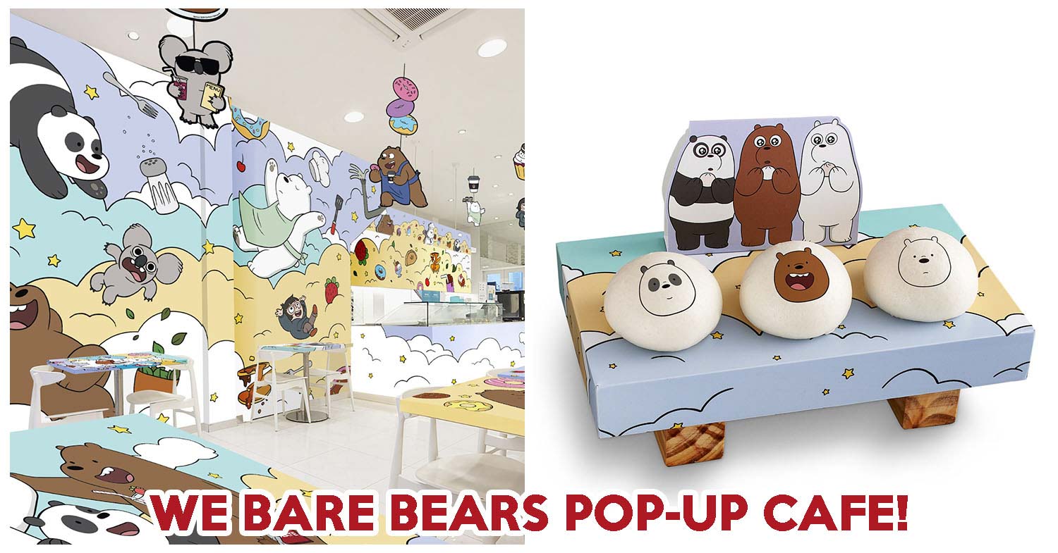 We Bare Bears Pop-Up Cafe To Open At Bugis From 4 January To 12 April ...