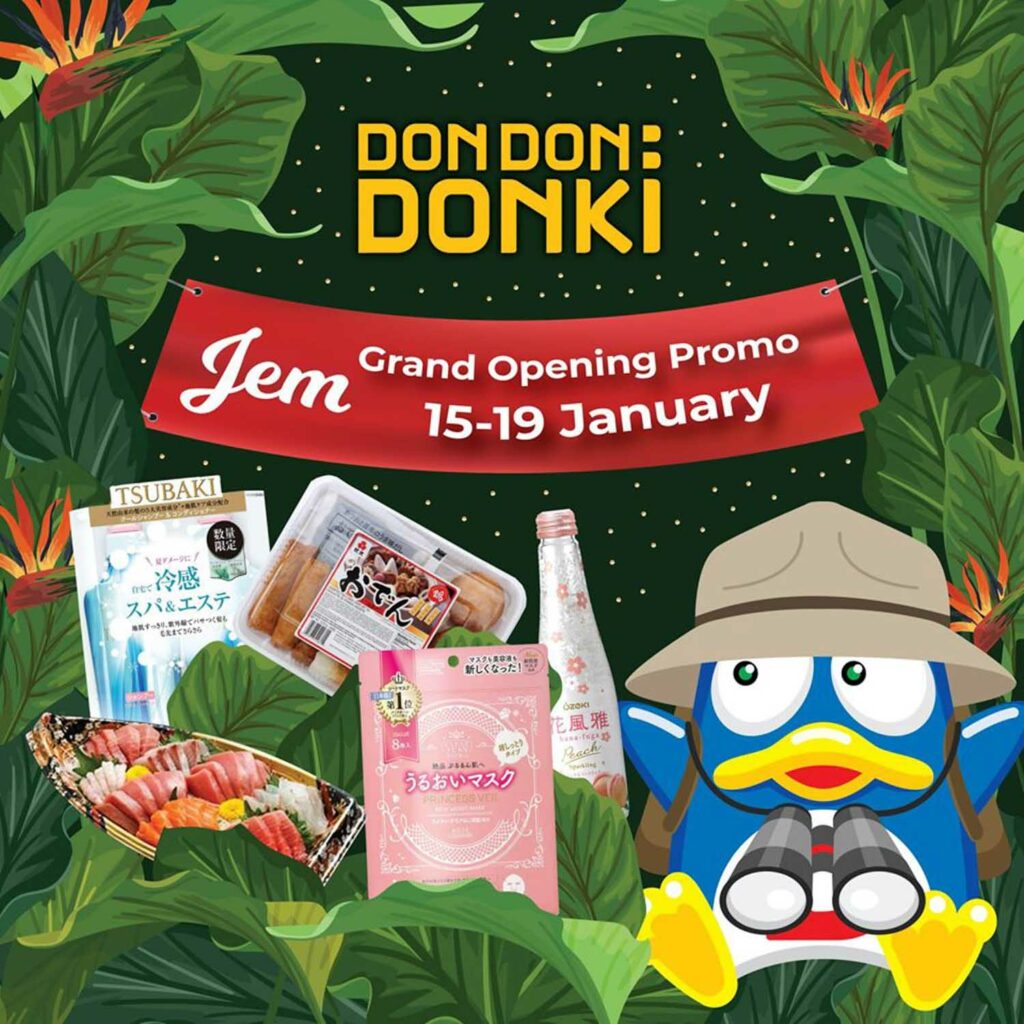 Don Don Donki Opens At Jem On 15 Jan 2020 With Free Goodie Bags And ...