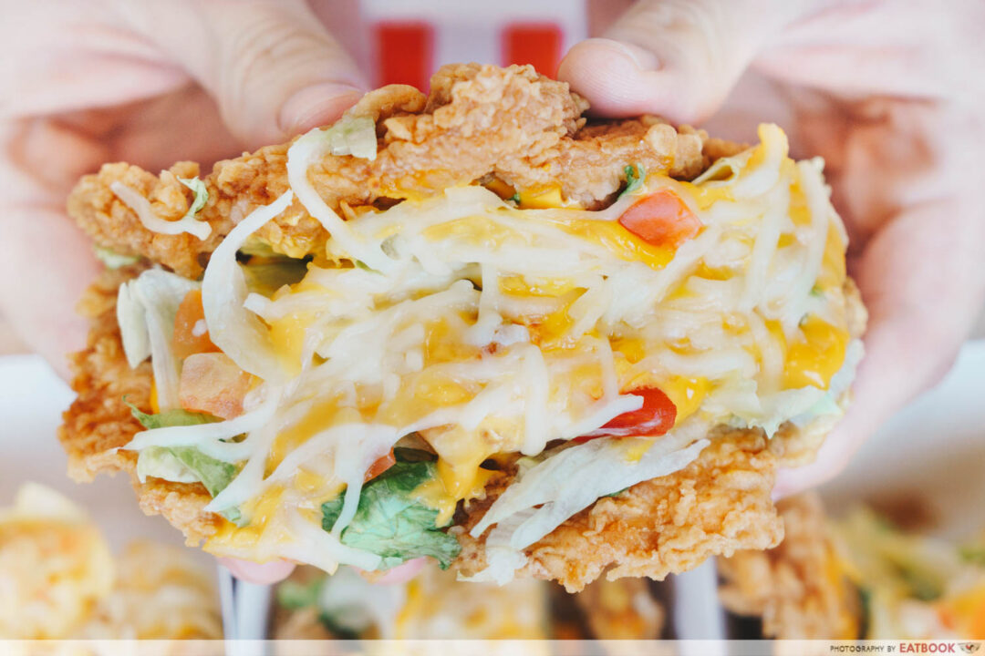 KFC's New Kentaco Features A Fried Chicken Shell That's Perfect For ...
