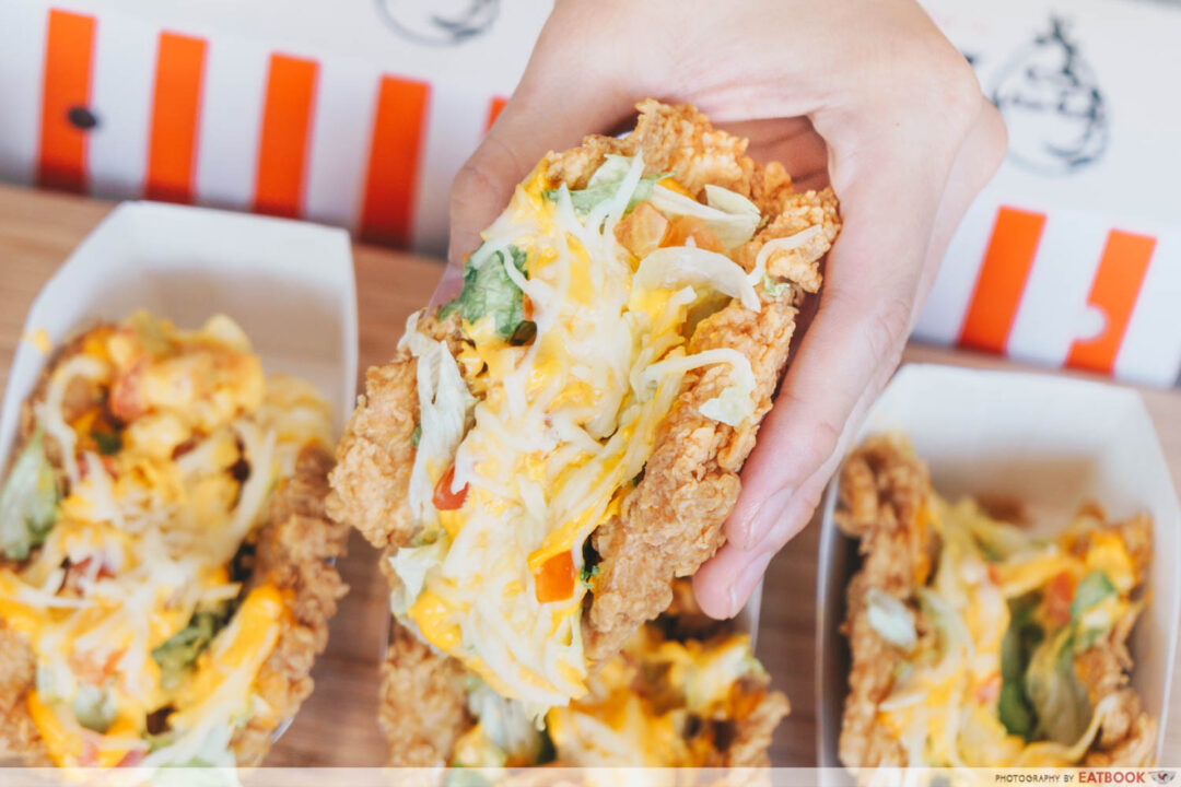 KFC's New Kentaco Features A Fried Chicken Shell That's Perfect For ...