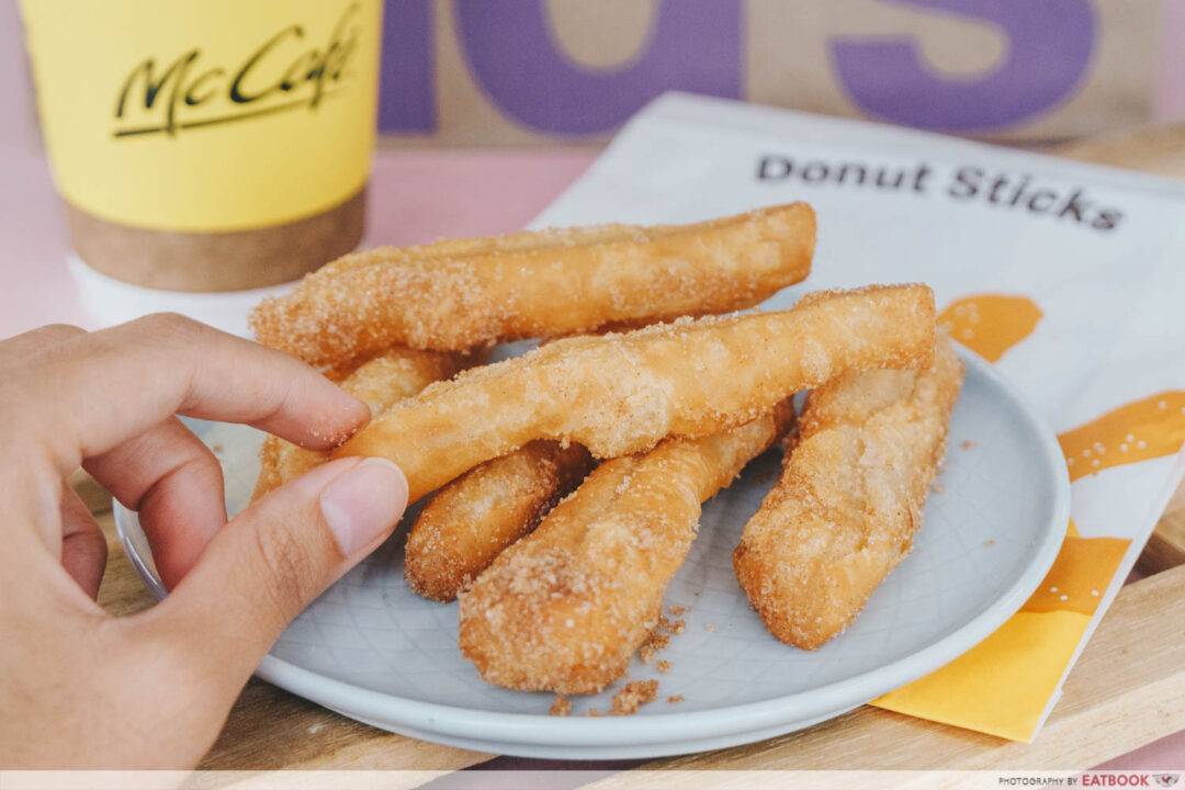 McDonald's Has New Cinnamon Sugar Donut Sticks For Breakfast From $2.20 ...
