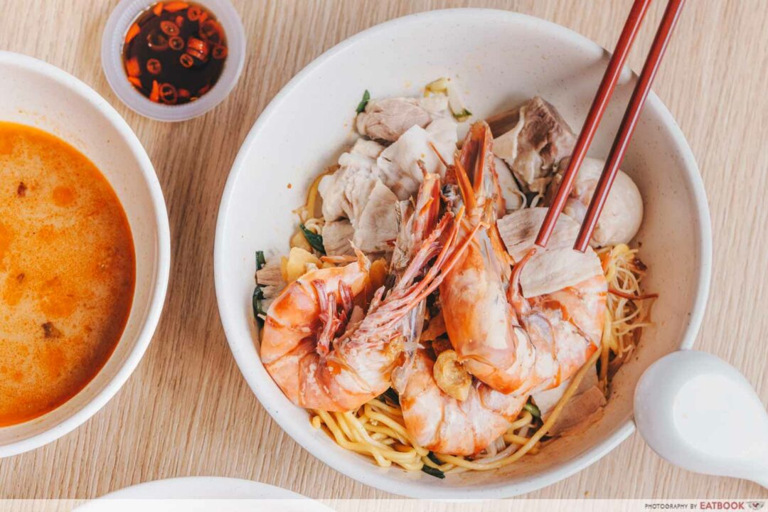 East Treasure Speciality Prawn Noodle Review: Huge Prawn Noodles From ...