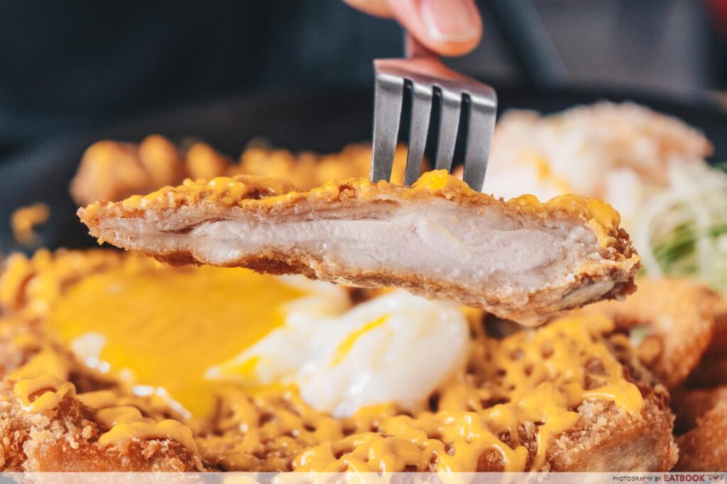 Skinny Chef Review: XXL Fried Chicken Cutlet with Nacho Cheese and Sous ...