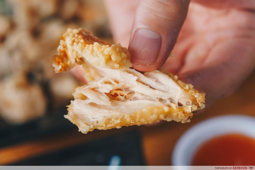 Skinny Chef Review: XXL Fried Chicken Cutlet with Nacho Cheese and Sous ...