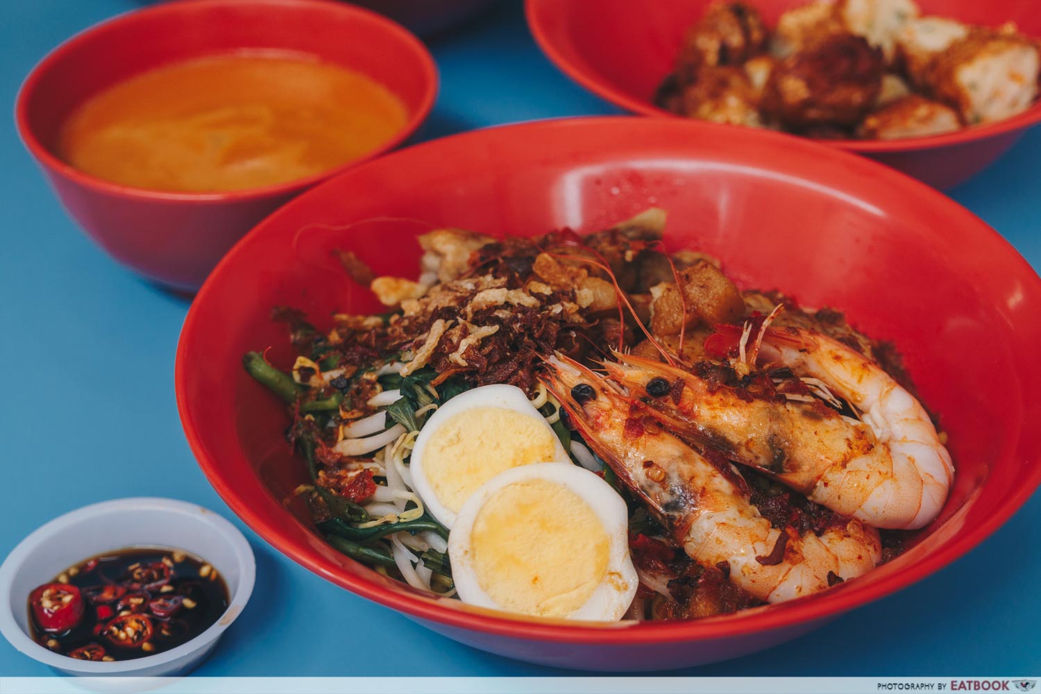 One Prawn Noodle Review: Silky Smooth Prawn Noodle Broth By Former ...