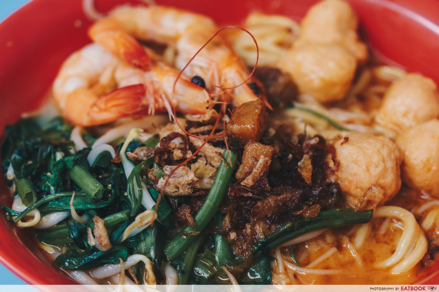 One Prawn Noodle Review: Silky Smooth Prawn Noodle Broth By Former ...