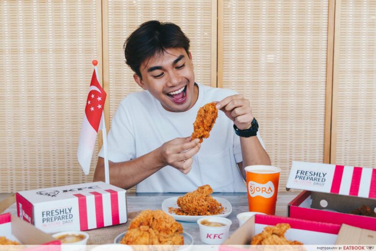 KFC Has A New Flossy Crunch Chicken That's Topped With Spicy Chicken ...