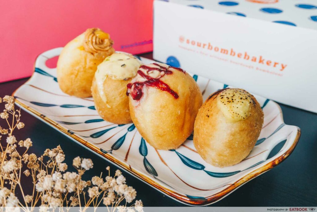 Sourbombe Bakery Has Sourdough Doughnuts With Burnt Cheesecake And ...