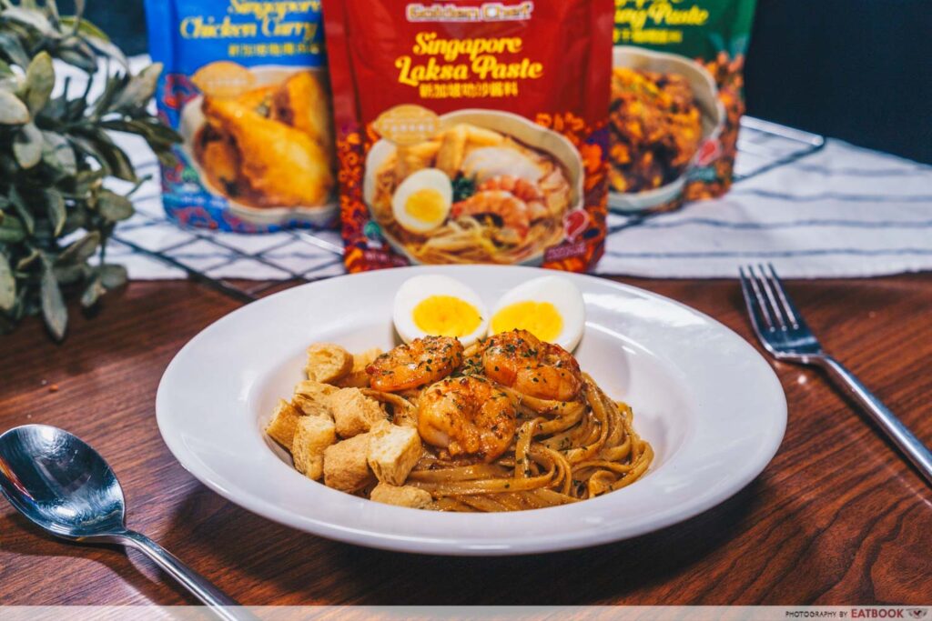 Easy 3-Course Meal Recipe Under $10 Per Person With Laksa Linguine ...