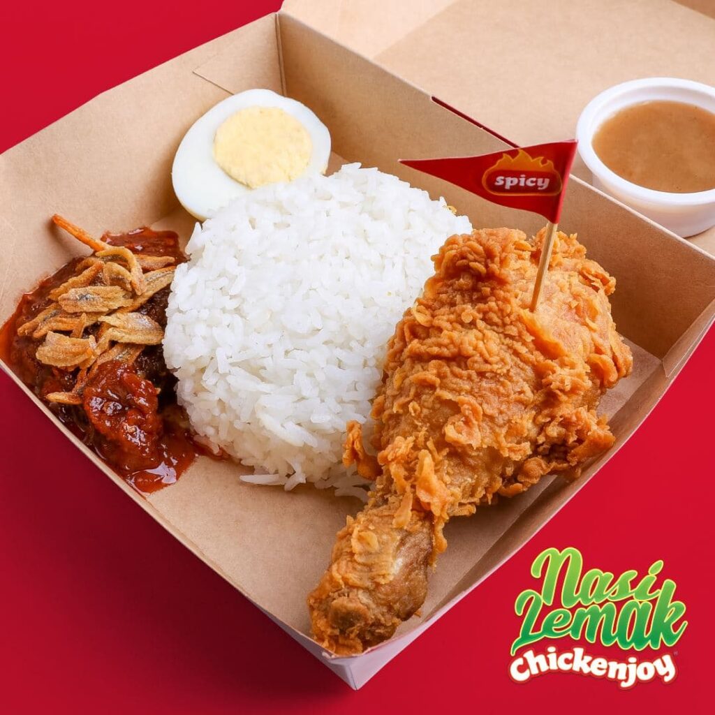 Jollibee Has New Nasi Lemak Chickenjoy With Coconut Rice And Sambal
