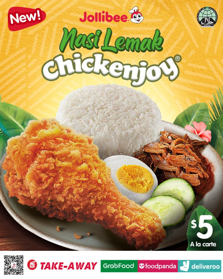 Jollibee Has New Nasi Lemak Chickenjoy With Coconut Rice And Sambal