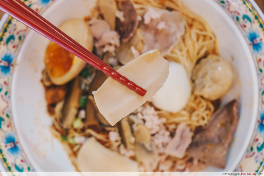 Gimee Face Review: Abalone Bak Chor Mee With Hanjuku Eggs At Boon Keng
