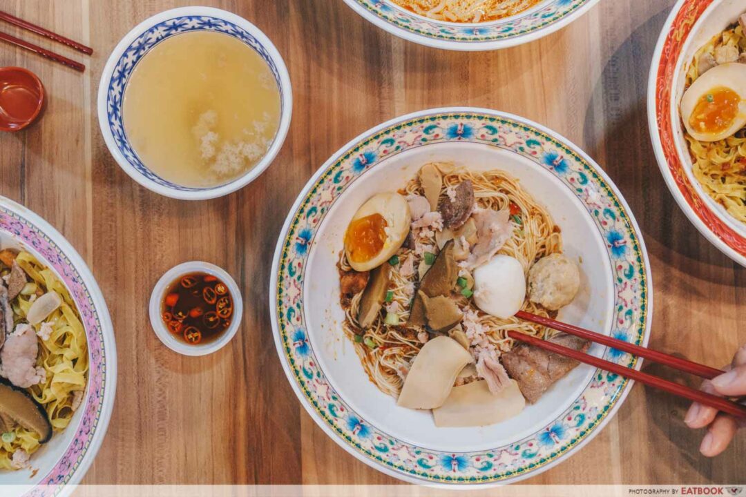 Gimee Face Review: Abalone Bak Chor Mee With Hanjuku Eggs At Boon Keng