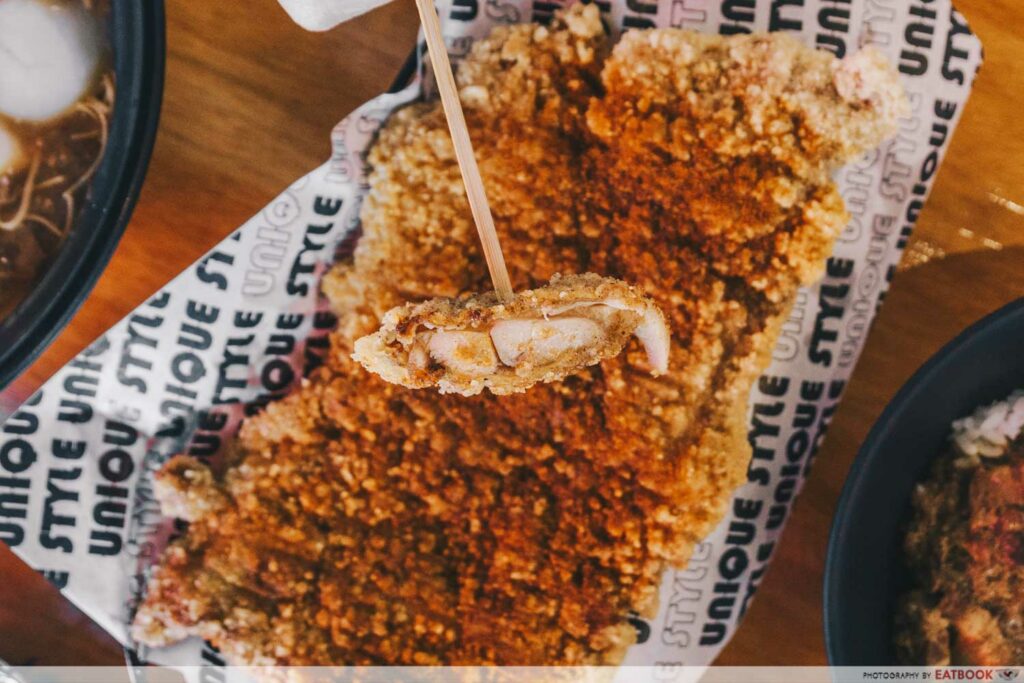 Emo Snacks Review: Taiwanese XXXL Chicken Chop And Abalone Mee Sua At ...