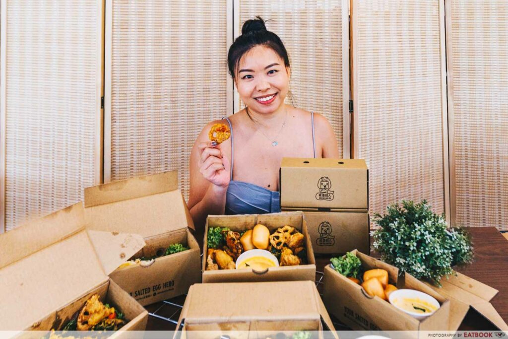 Xian Dan Chao Ren Review: Salted Egg Mantou, Lotus Root, Chicken, And ...