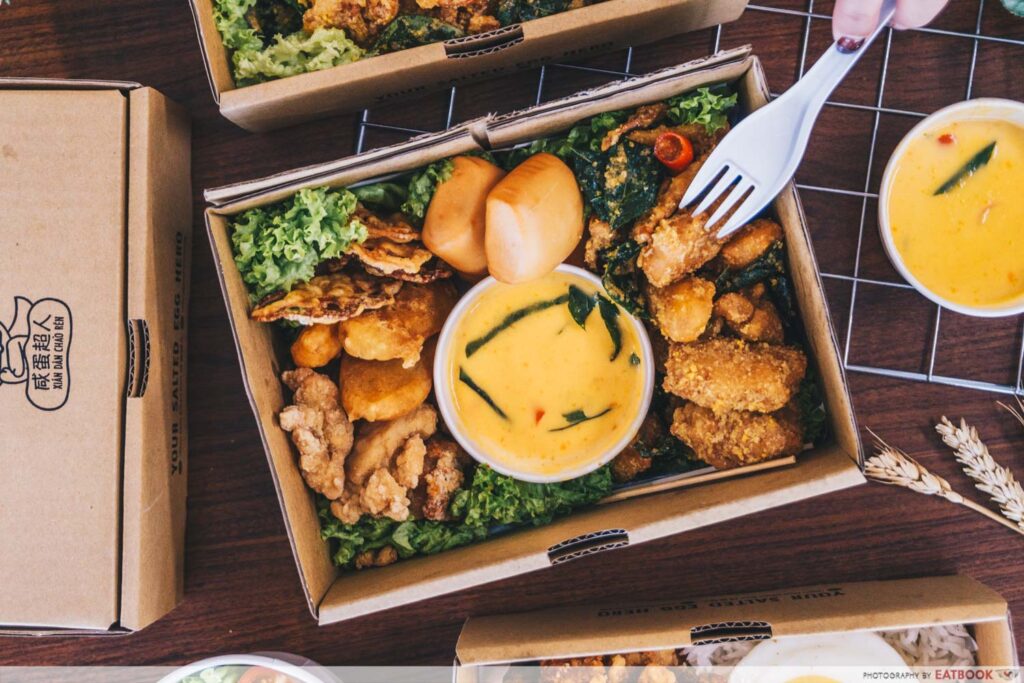 Xian Dan Chao Ren Review: Salted Egg Mantou, Lotus Root, Chicken, And ...